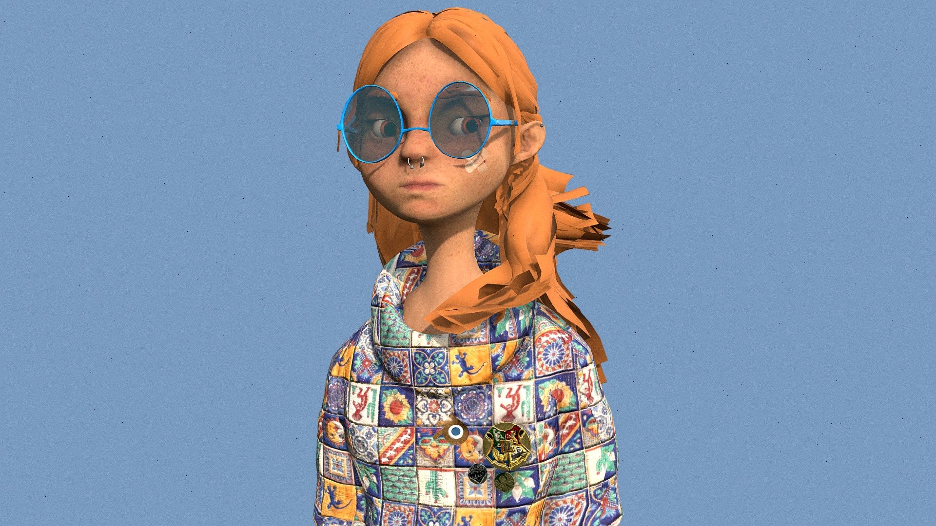 Girl like from pixar👩 - Buy Royalty Free 3D model by Daniel GoE (@Goee ...
