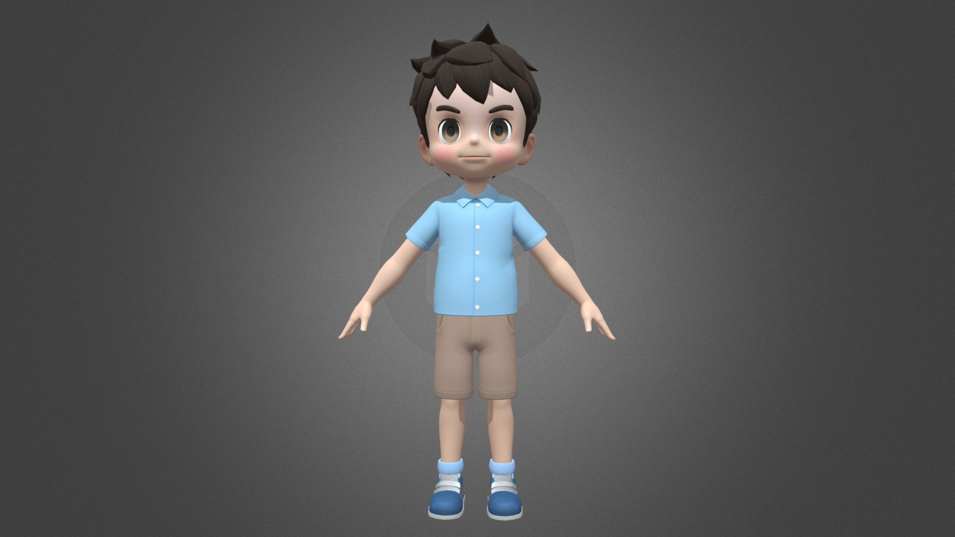 Kid boy child - Buy Royalty Free 3D model by tingting_er [ad3d266 ...