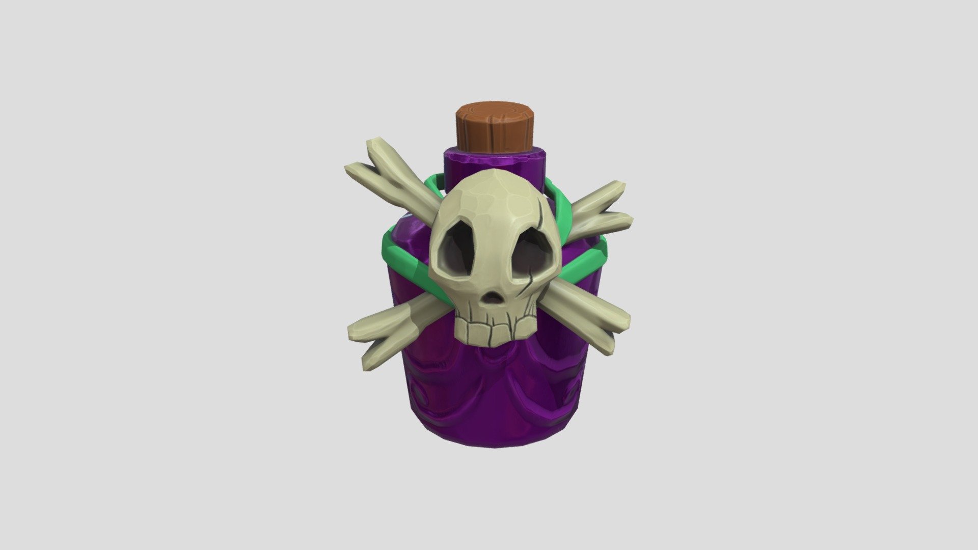 Skull Potion - Download Free 3D model by Js_TuruokaJunpei [ad3d537 ...