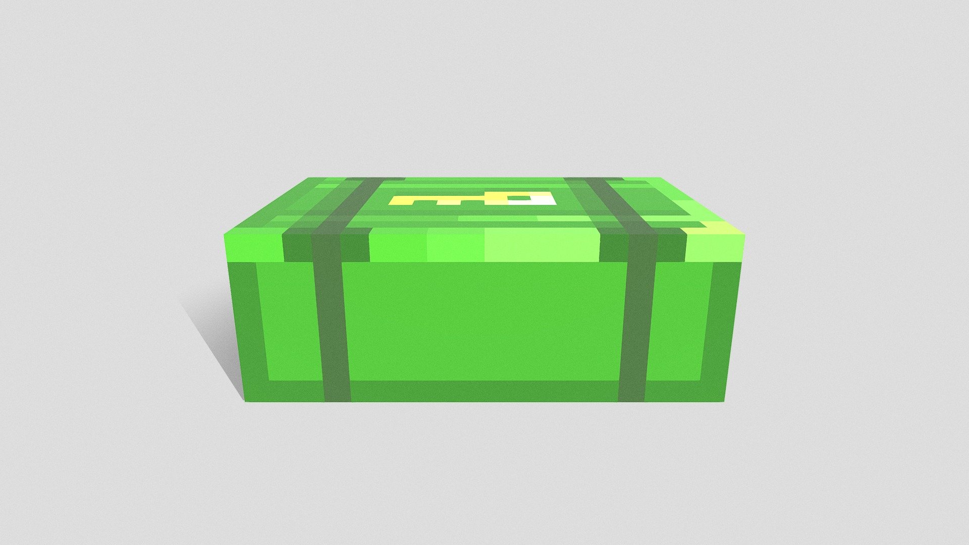 pixel key box - 3D model by Maxhaza [ad3da77] - Sketchfab