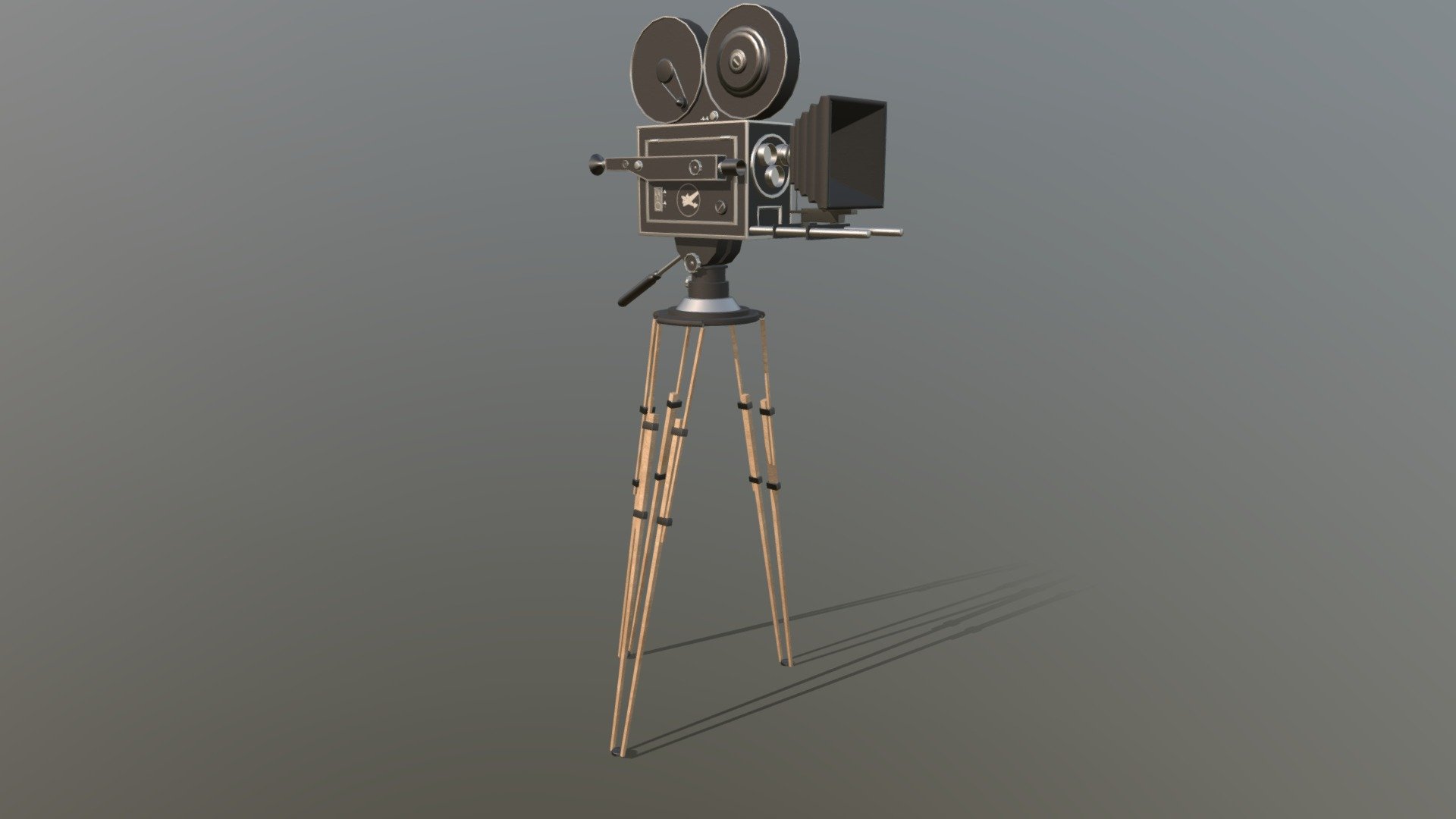 Low Poly Film Camera - 3D model by KevGoldman [ad3ff23] - Sketchfab