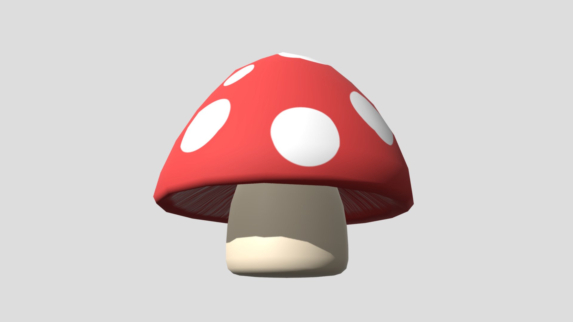 MUSHROOM LOWPOLY - Download Free 3D model by Rove (@Roove) [ad40146 ...