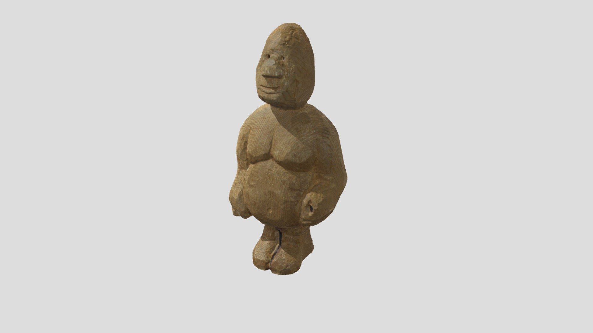Wooden figurine - Download Free 3D model by KTH_CNC [ad40943] - Sketchfab