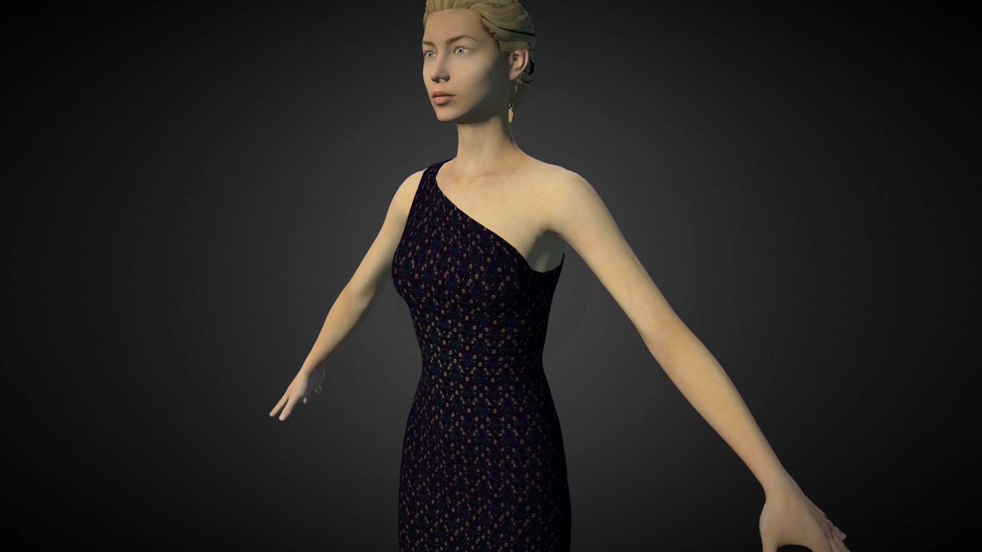 Dress - 3D model by dresscode [ad40d8b] - Sketchfab