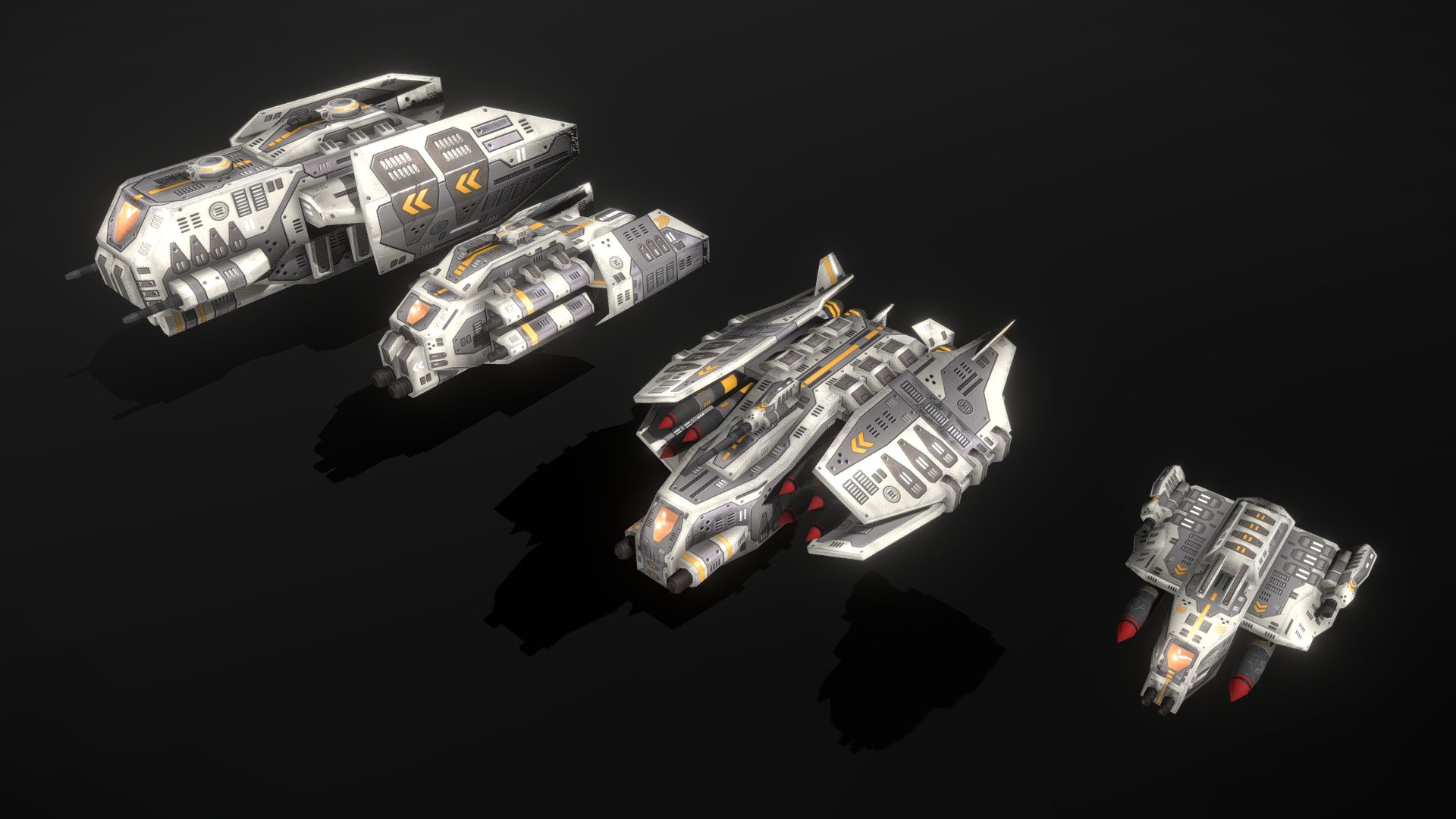 Bombers + Gunships - Buy Royalty Free 3D model by MSGDI [ad41443 ...