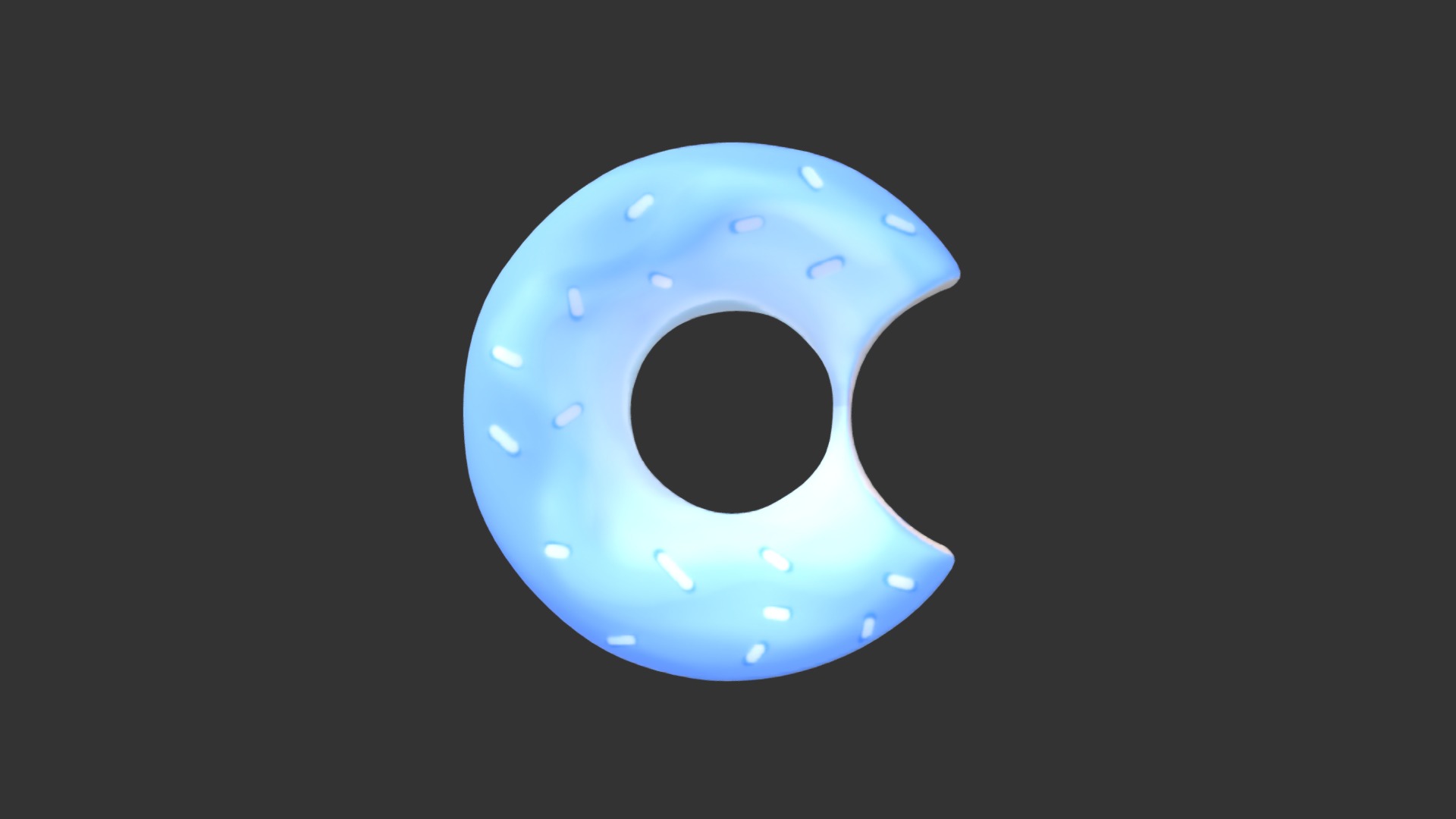 Donut Blue - 3D model by Popi_jaka (@popijaka) [ad42450] - Sketchfab