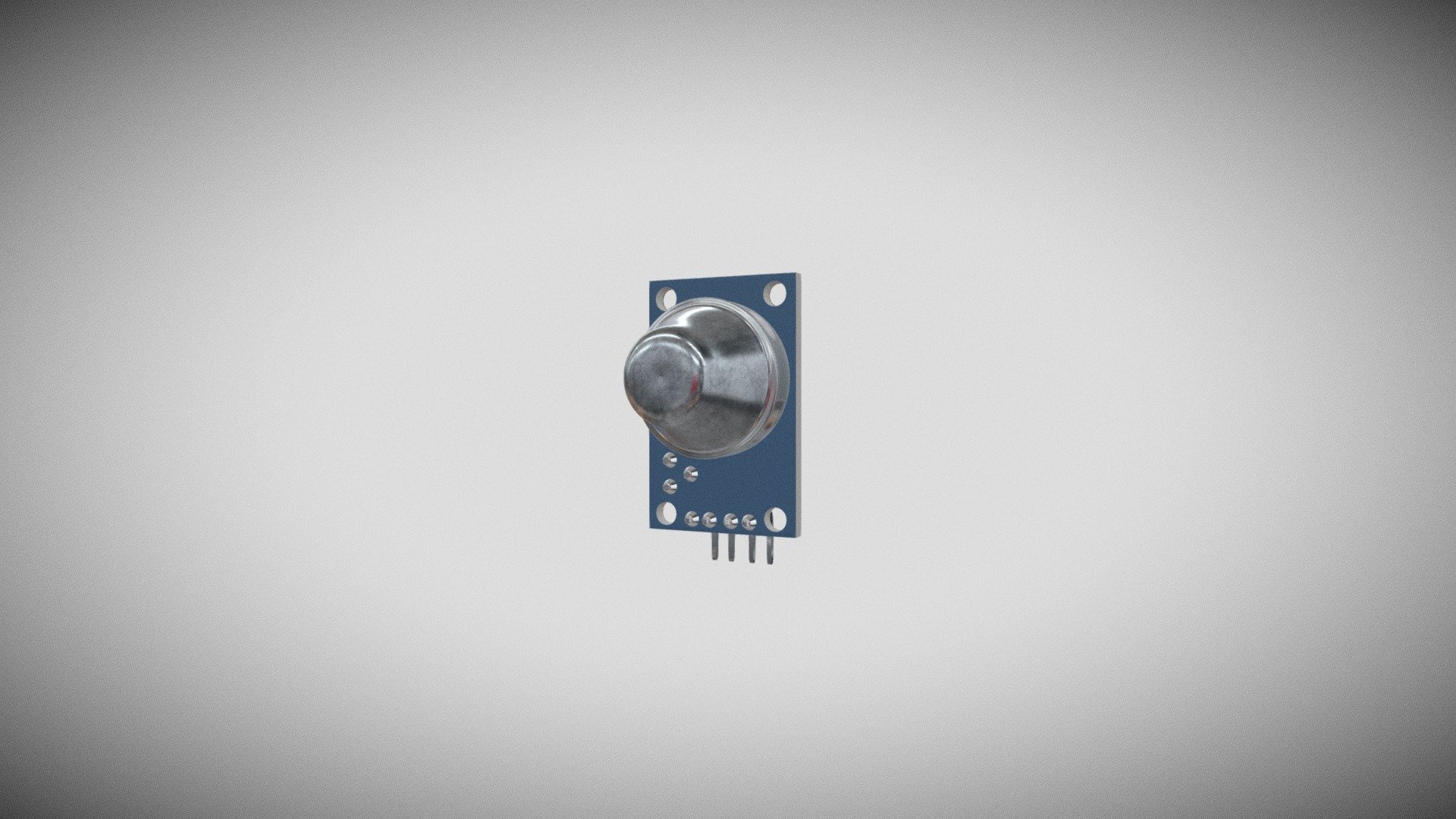 Sensor de Gás e Fumaça MQ-2 - Download Free 3D model by Robótica Paraná ...