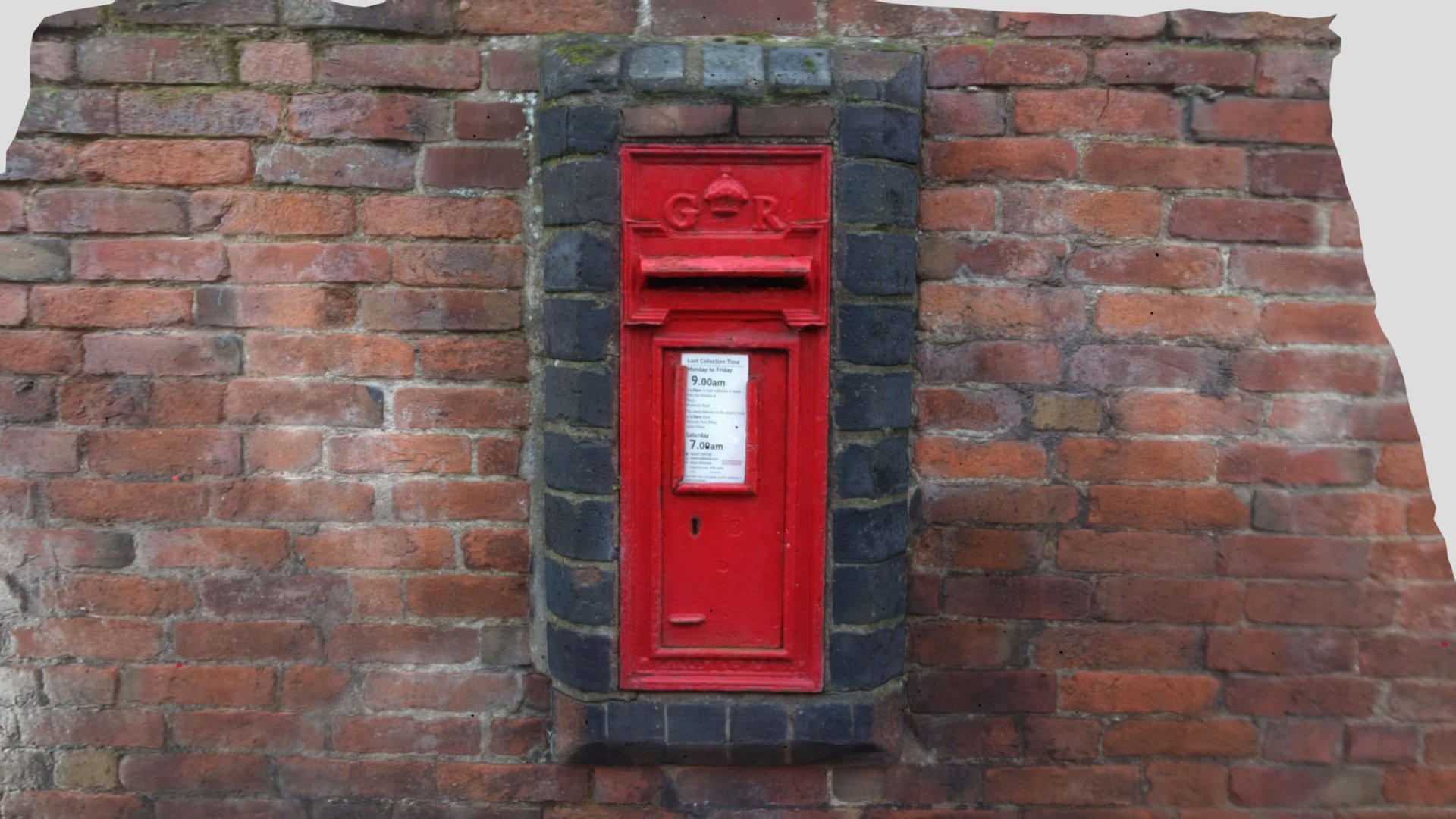 Royal Mail Post Box FREE 3DScanProjectA9 - Download Free 3D model by ...