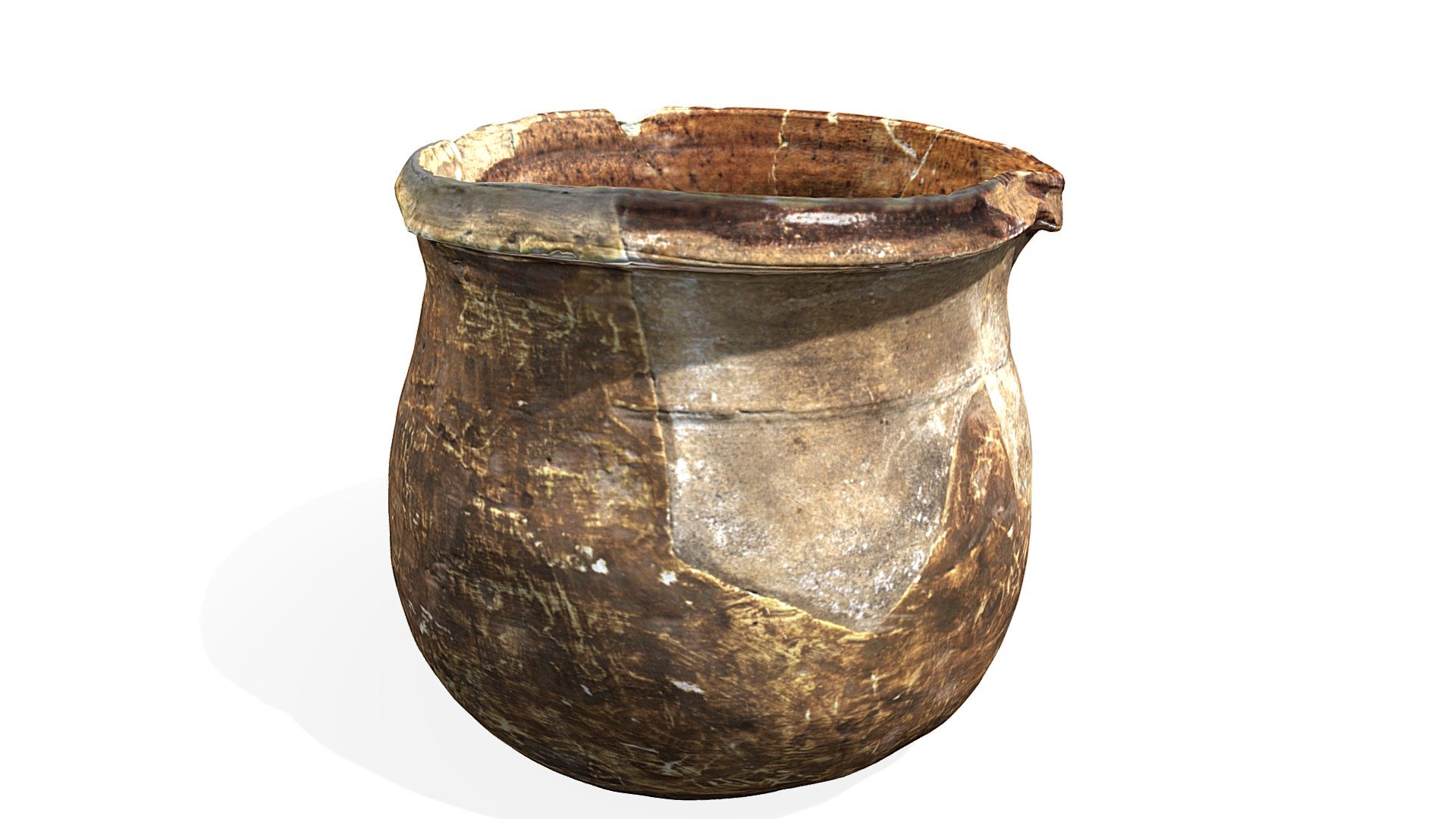 Earthenware Jar with Spout - 3D model by University of South Florida ...