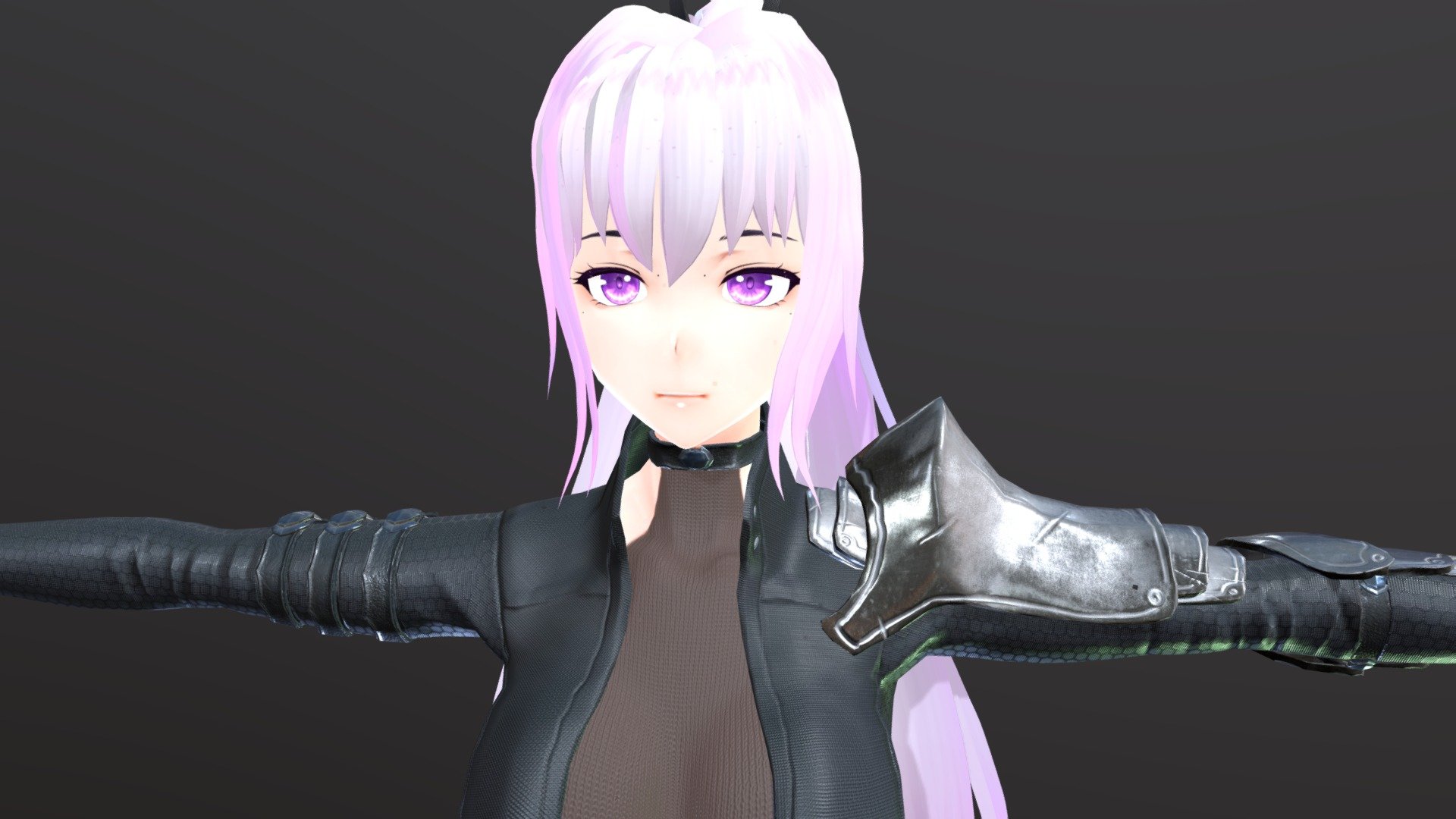 Female Fantasy Sci-Fi Character - 3D model by Bruno Sidarta ...