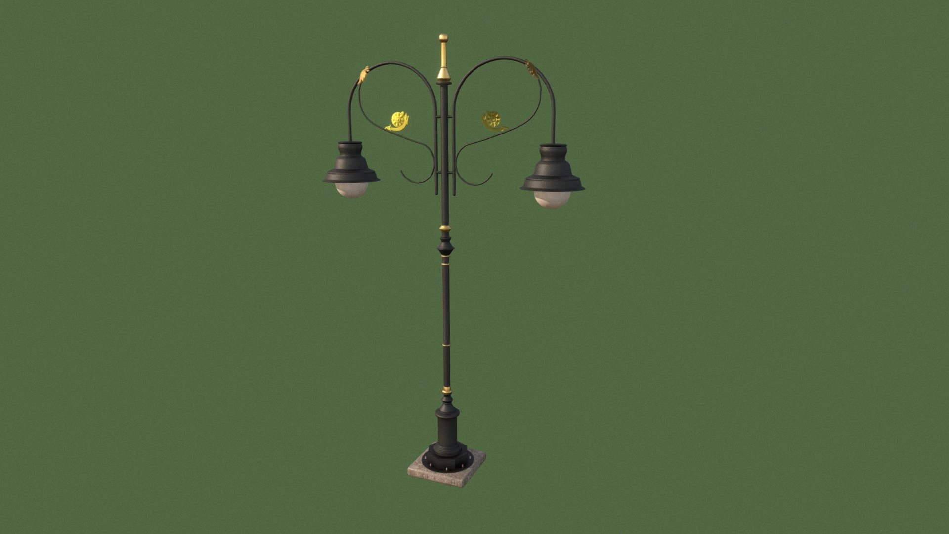 Fancy Street Lamp - Download Free 3D model by Be-Ru (@beru837) [ad49496 ...