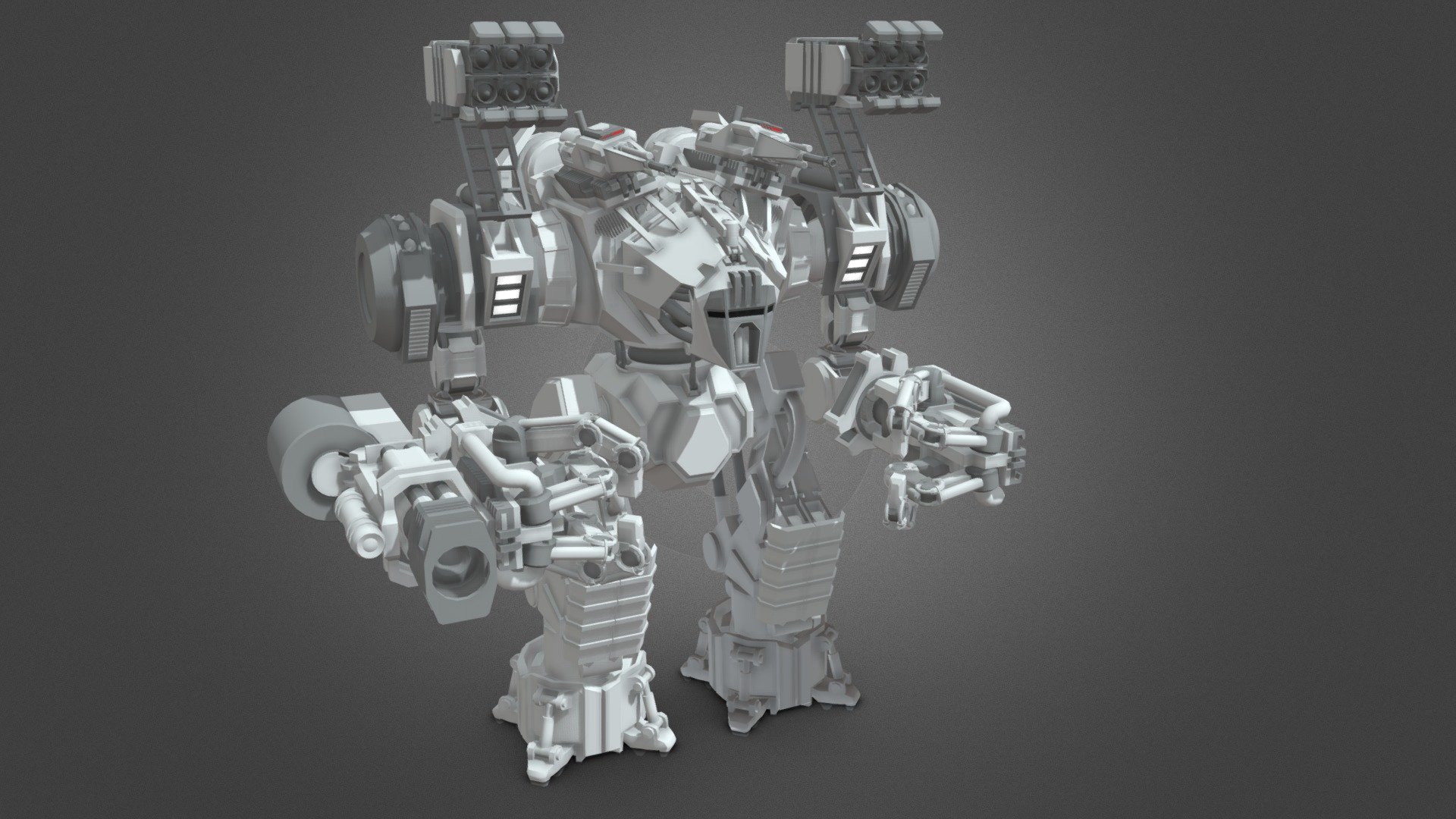 Robot - draft 3 - 3D model by Arling [ad4a1fc] - Sketchfab