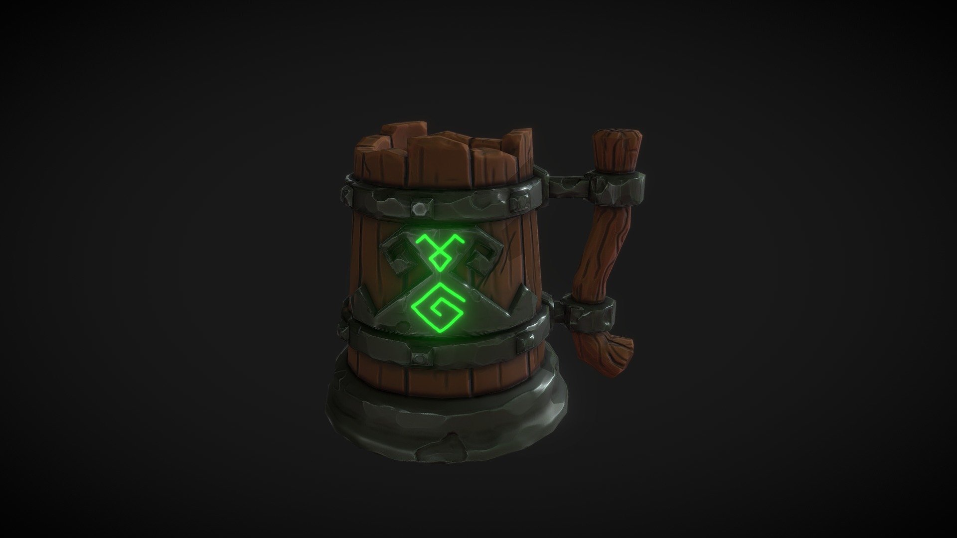 Orc Mug - 3D model by Berat Akdemir (@icebersky) [ad4a796] - Sketchfab