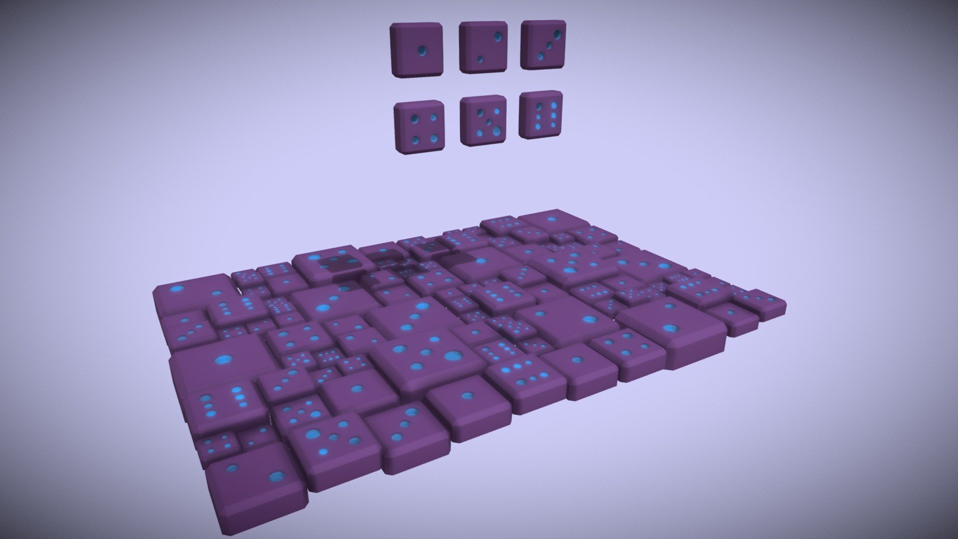 Tileable modular dice floor - Download Free 3D model by pauazap ...
