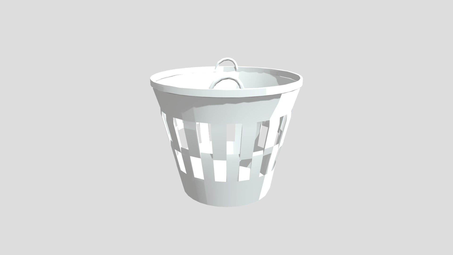 LowPoly Laundry Basket - Download Free 3D model by joneskad [ad4bae8 ...