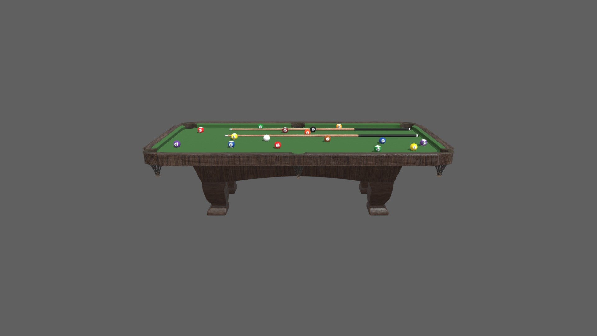 Pooltable - Download Free 3D model by jdastine [ad4be5b] - Sketchfab