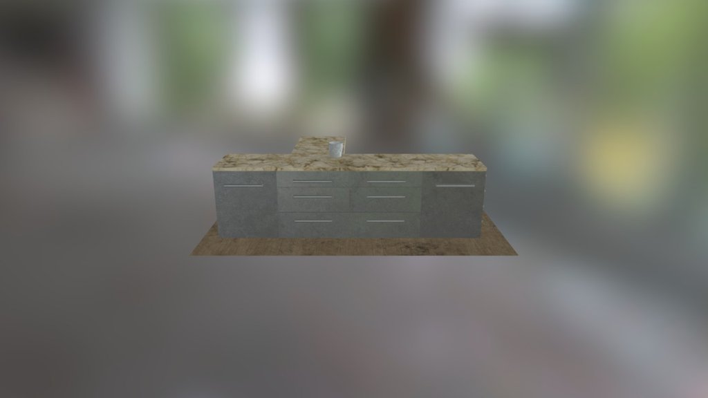 Kitchen Counter - 3D model by Legominds [ad4d239] - Sketchfab