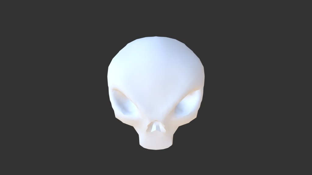 Skull Low Poly - 3D model by Miles (@littlemeacham) [ad4f142] - Sketchfab