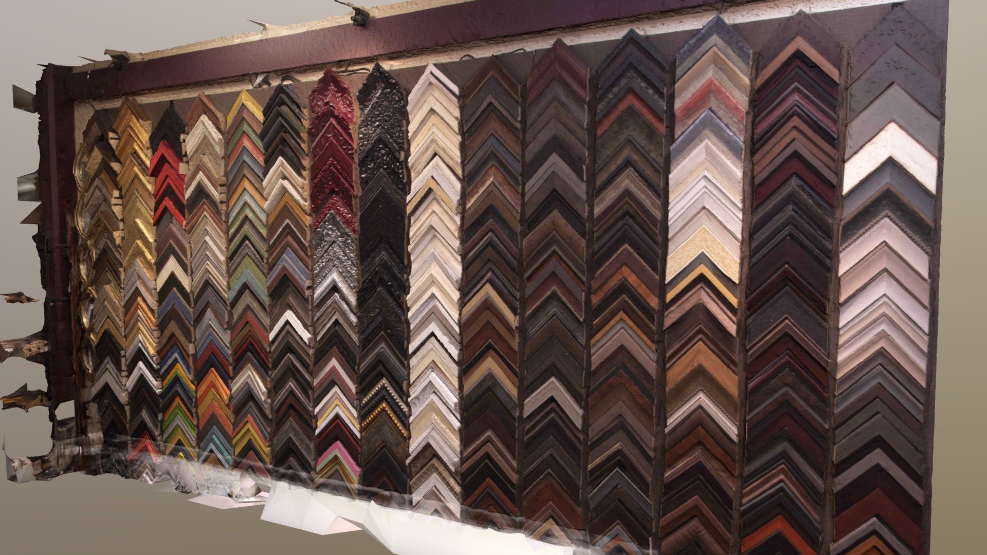 Wall of Frames - Download Free 3D model by idkwhojamesis [ad4fa86 ...