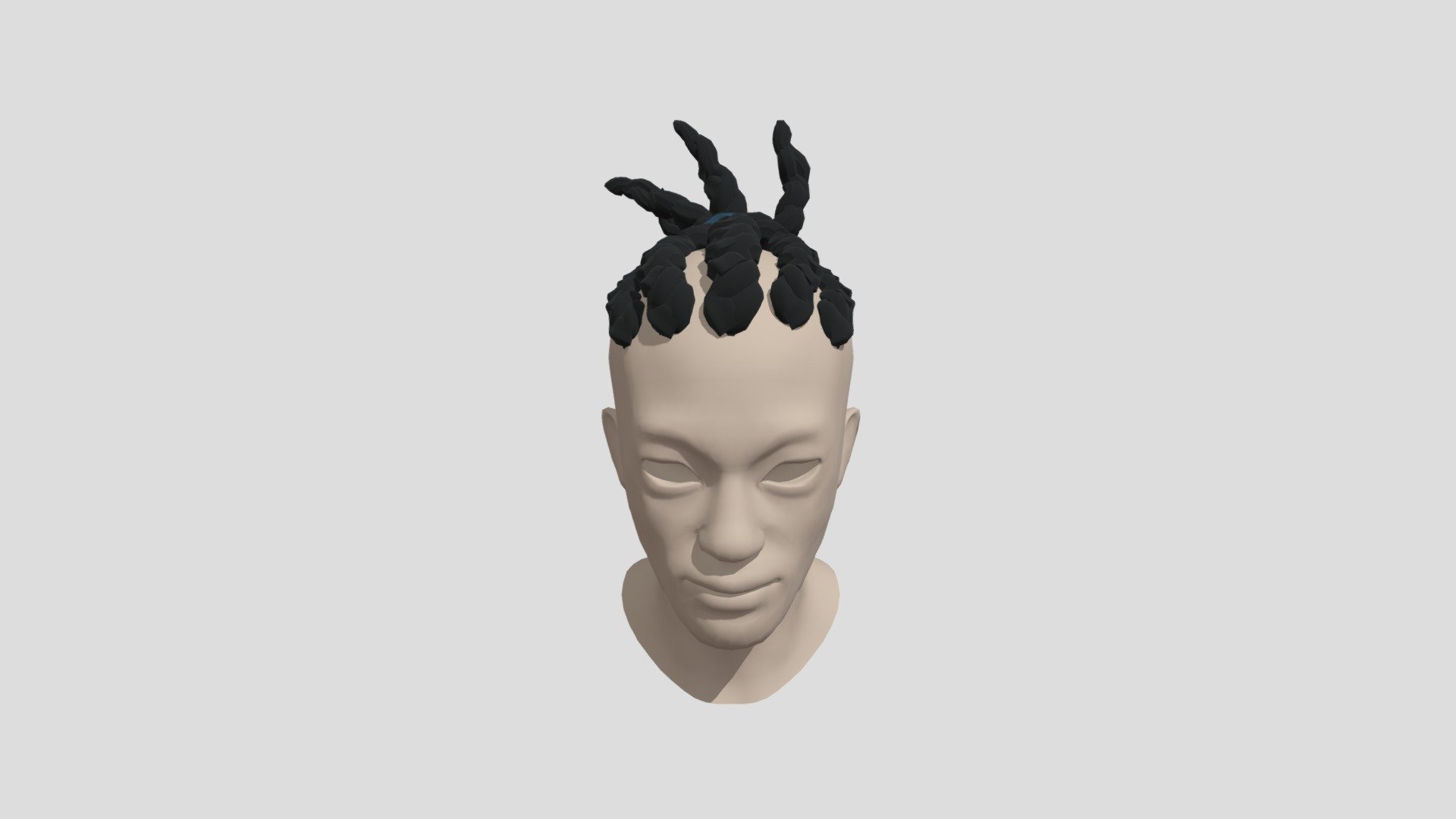 Male hair- Dreadlocks - 3D model by celestinelee [ad5016e] - Sketchfab