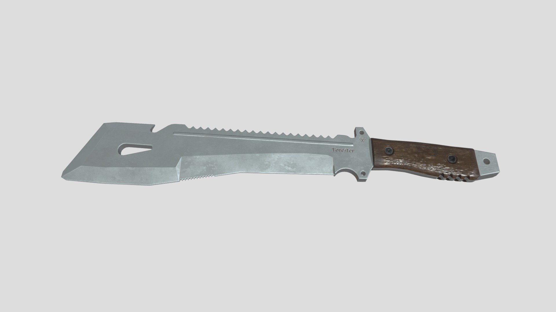 FREE Realistic Modern Machete with UV Low-Poly - Download Free 3D model ...