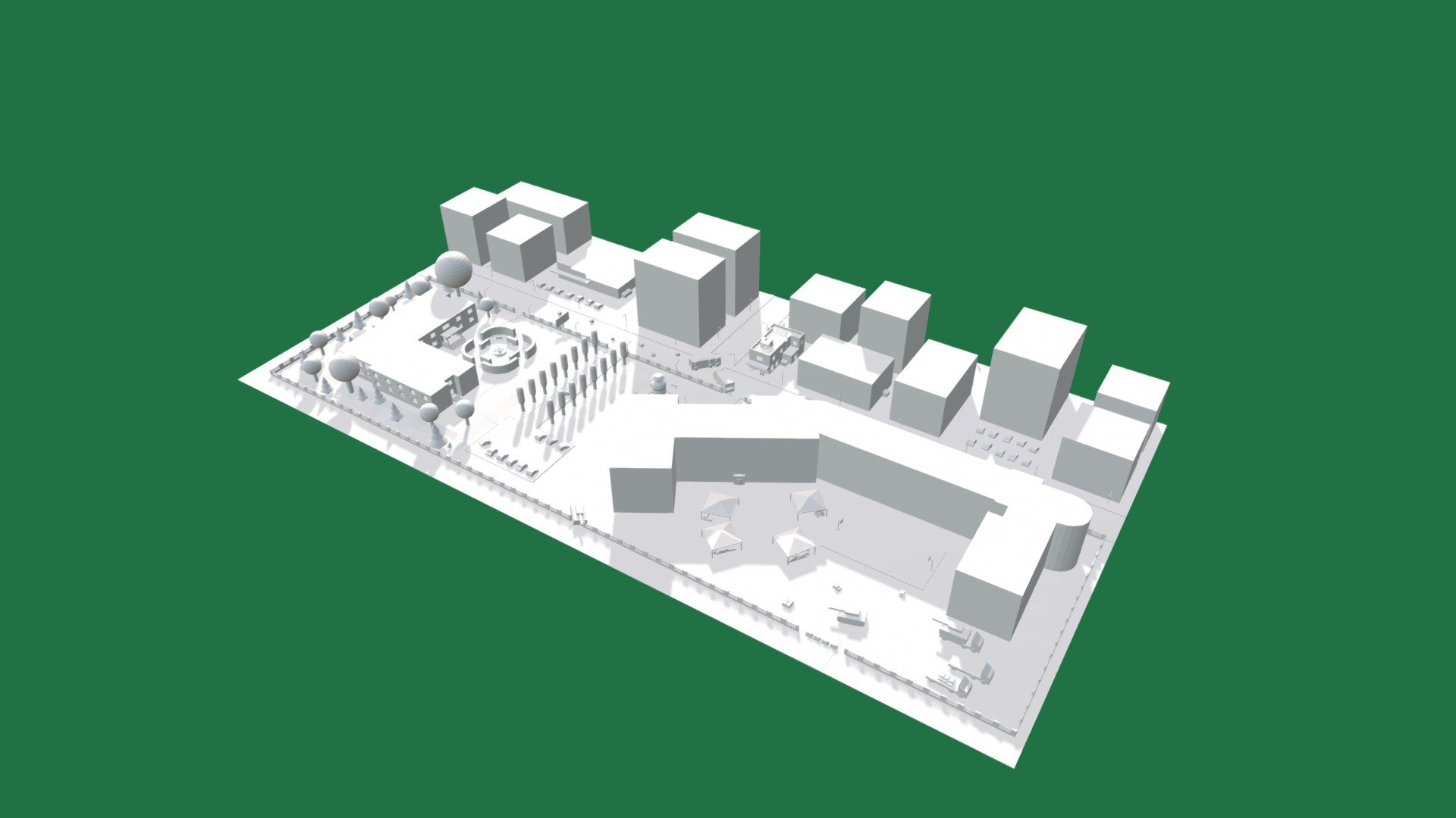 Exterior Blockout - School Block - 3D model by PistonWhip [ad579a7 ...