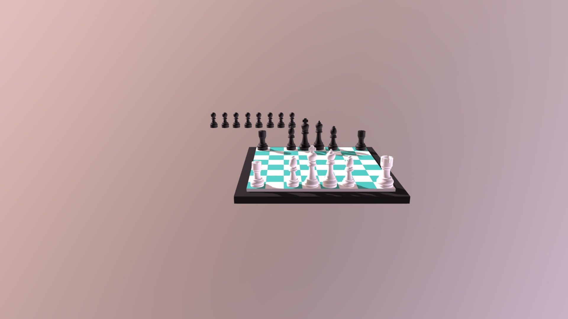Chess Table - 3D model by jp10704 [ad58034] - Sketchfab