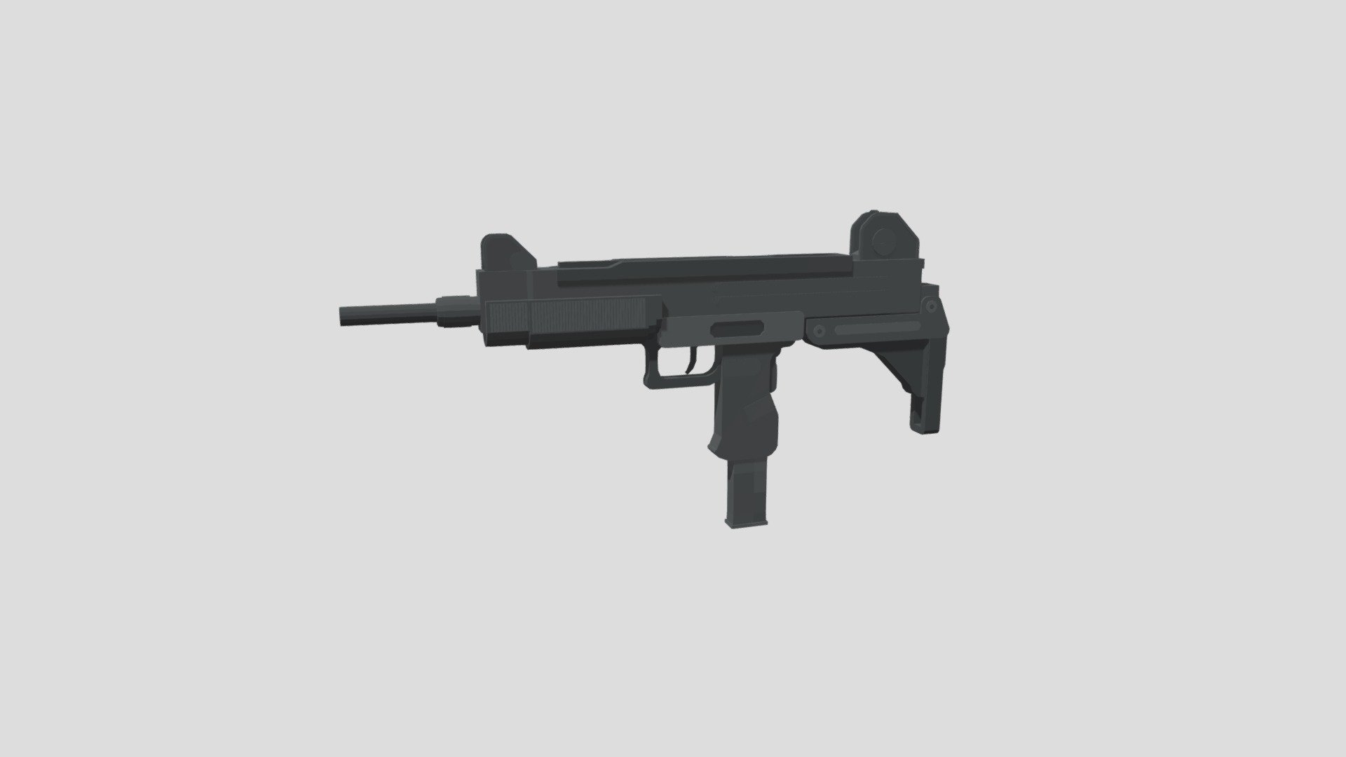 Uzi Minecraft - 3D model by Berdoze [ad58be2] - Sketchfab