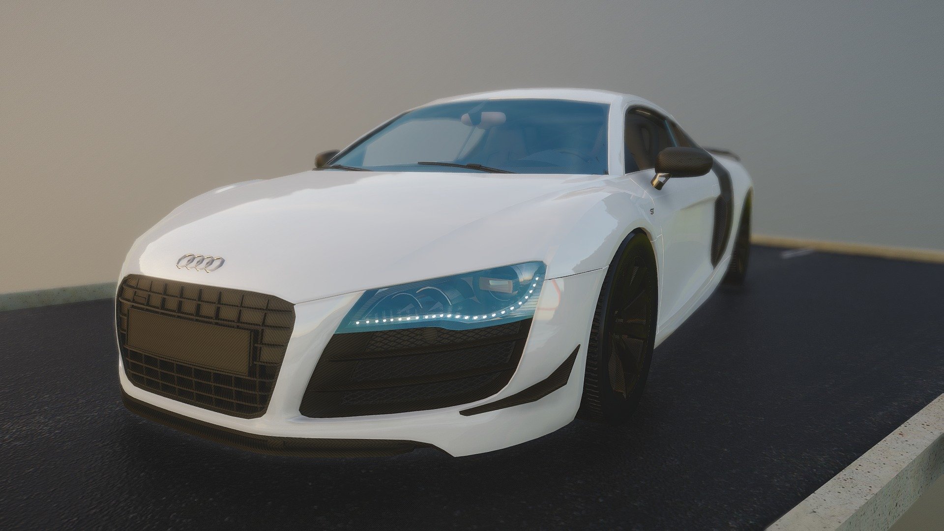 AUDI R8 GT - 3D model by mate.neumann [ad596e0] - Sketchfab