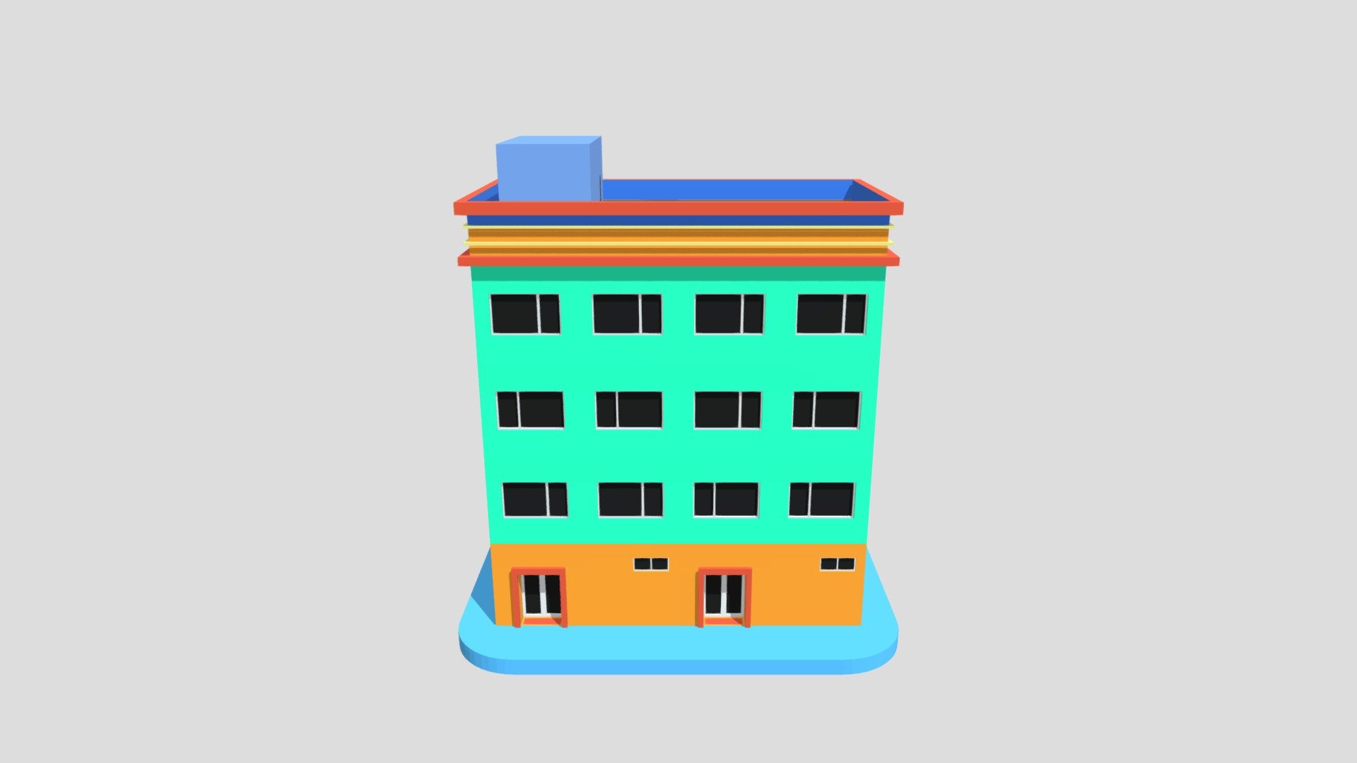 City Building - Download Free 3D model by arifvfx [ad5a8b5] - Sketchfab