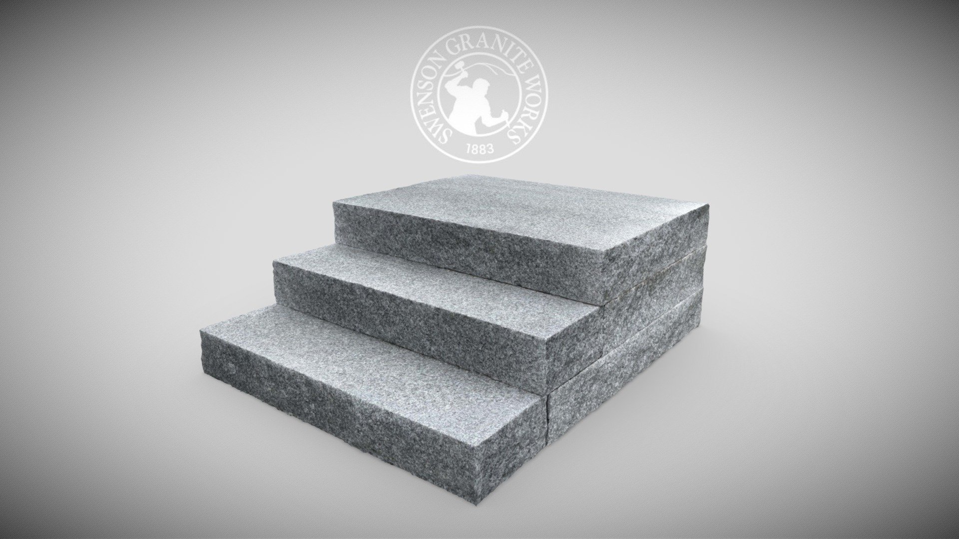 SPLIT FACE STEPS - WOODBURY GRAY™ - Download Free 3D model by Polycor ...