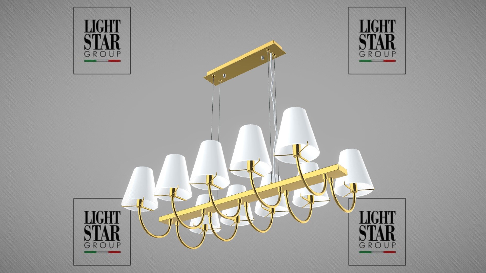 758102 Diafano Lightstar Chandelier - 3D model by LIGHTSTAR GROUP ...