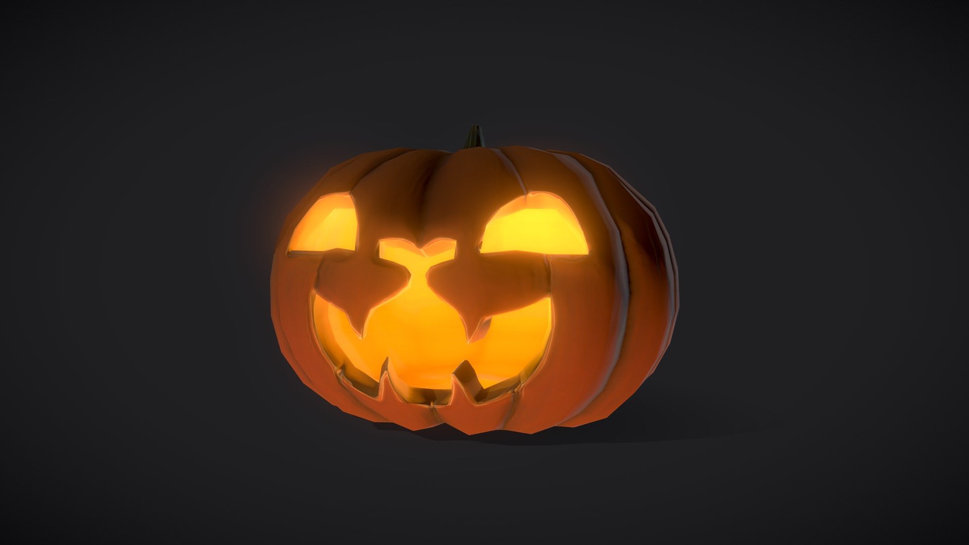 Stylized Halloween Pumpkin - Download Free 3D model by Enkarra [ad5cacd ...