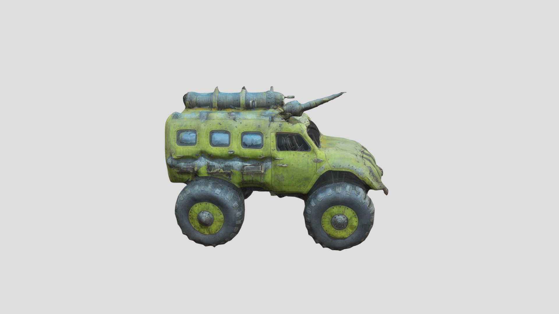 apocalyptic vehicle - 3D model by janmesh [ad5d0f6] - Sketchfab