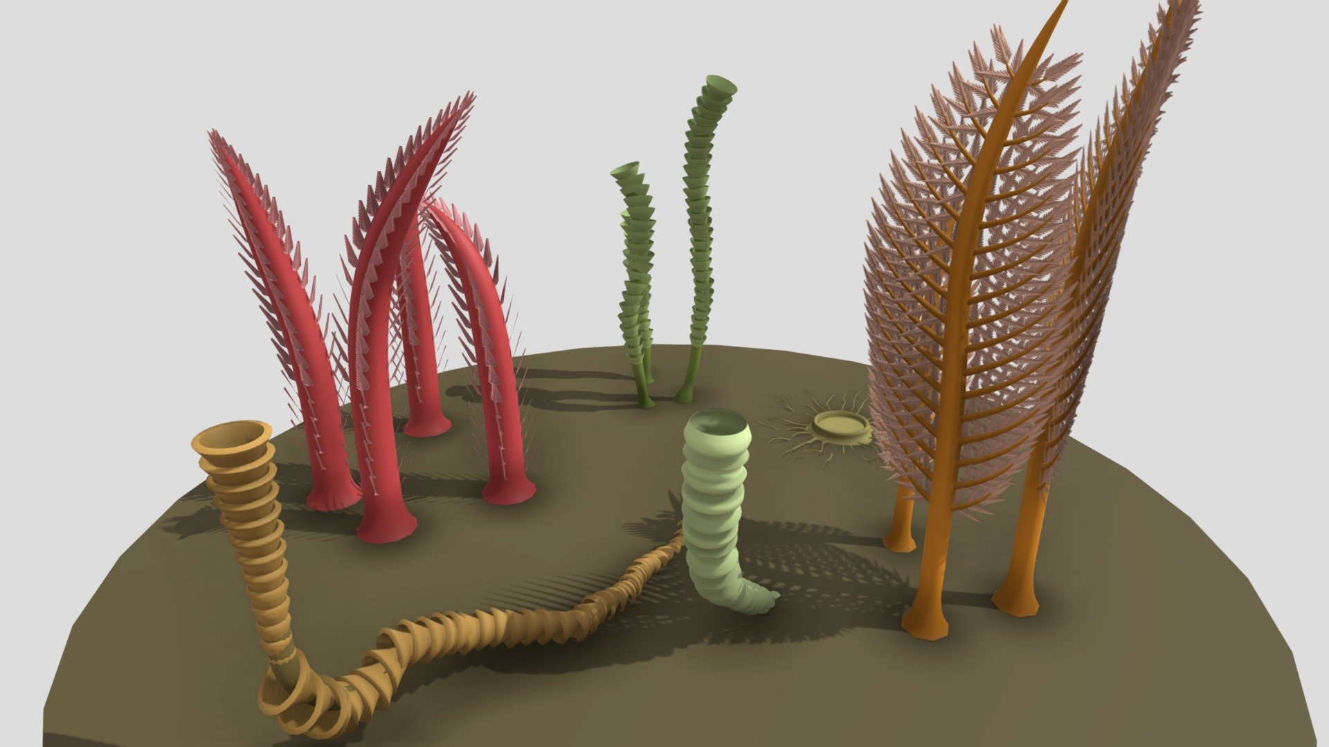 Ediacaran biota of South China - 3D model by Paleobiome [ad61c25 ...