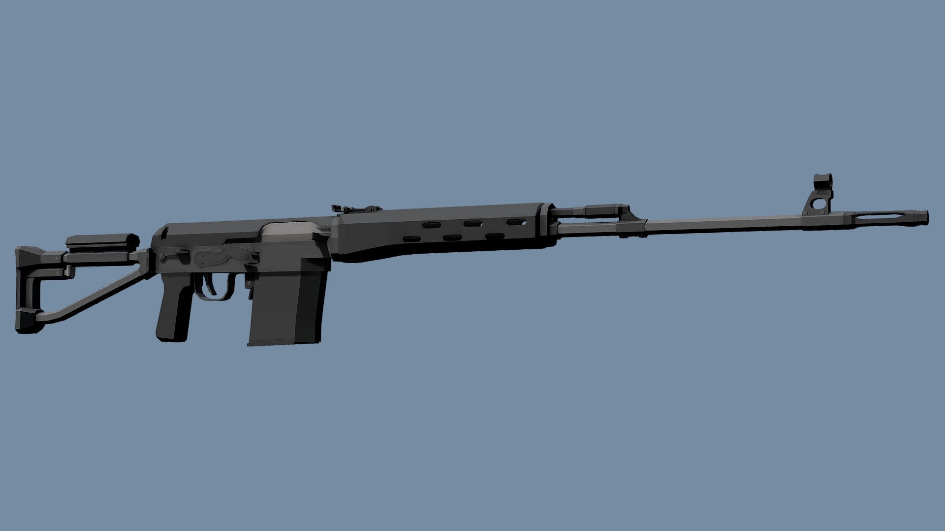 Low-Poly SVDK - Download Free 3D model by TastyTony [ad62a7c] - Sketchfab