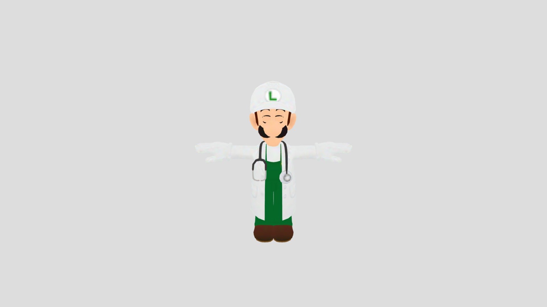Mobile - Dr Mario World - Dr Fire Luigi - Download Free 3D model by ...