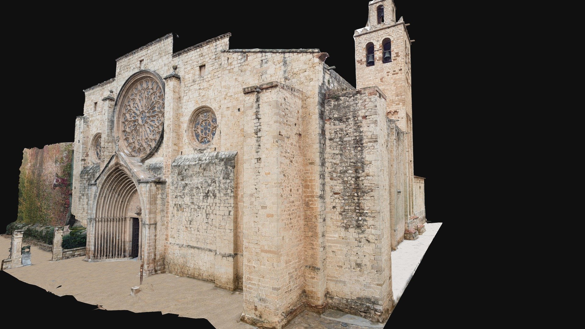 Monasterio St Cugat scanning - 3D model by Fovea (@3dfovea) [ad632f8 ...
