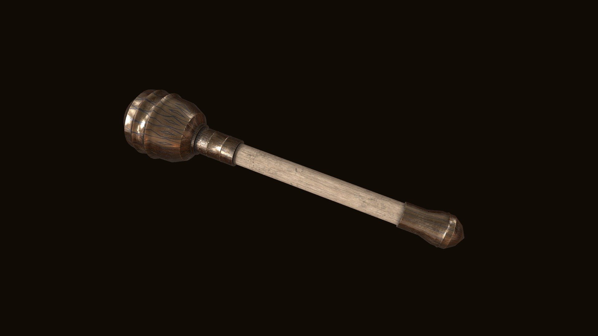 GameReady Old Bronze Battle WarMace - Download Free 3D model by ...