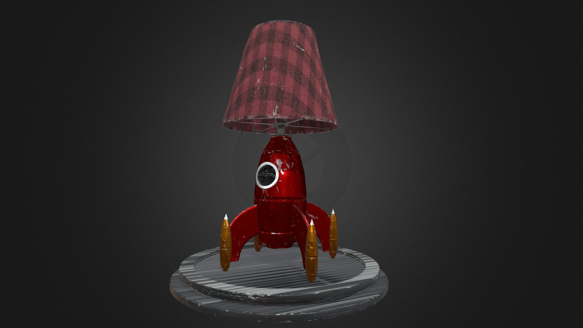 rocket lamp - Download Free 3D model by Sourabh.Sharma2 [ad642a6 ...