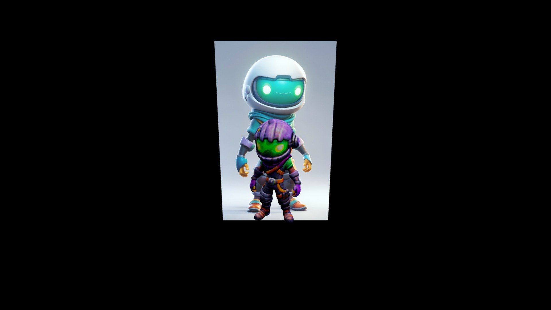 a close up of a toy figure of a spaceman, as a f - Download Free 3D ...