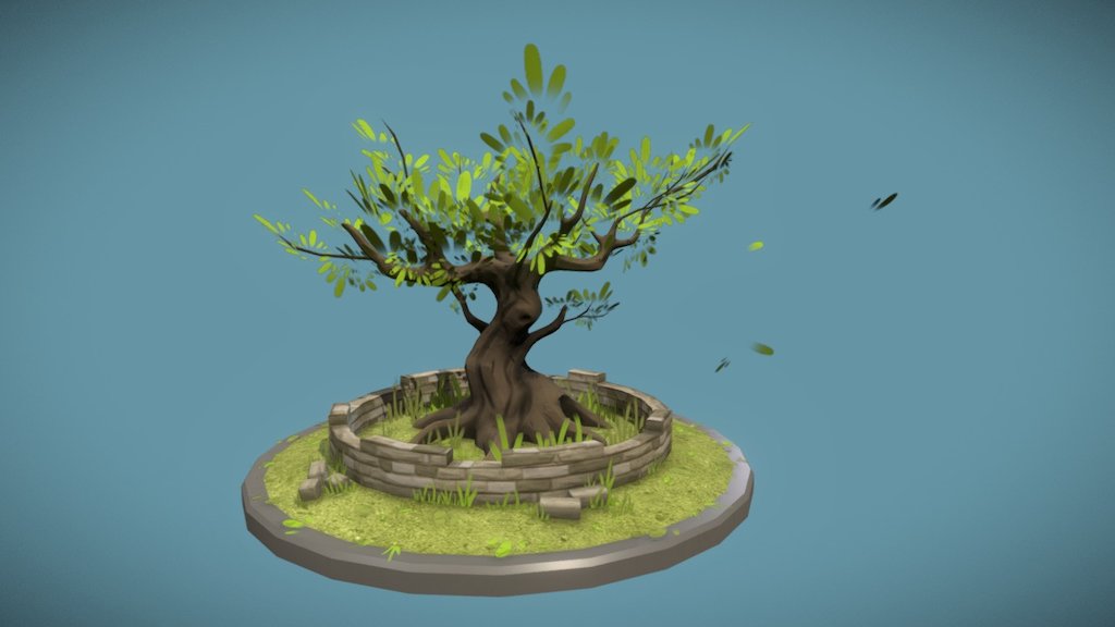 A tree - 3D model by Eazotop (@matthieuteste) [ad66804] - Sketchfab