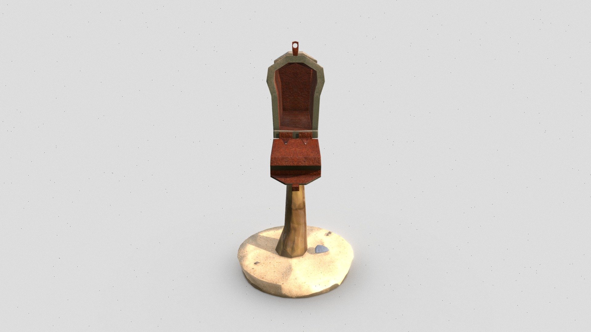 Low poly mailbox textured - Download Free 3D model by dasWarder ...