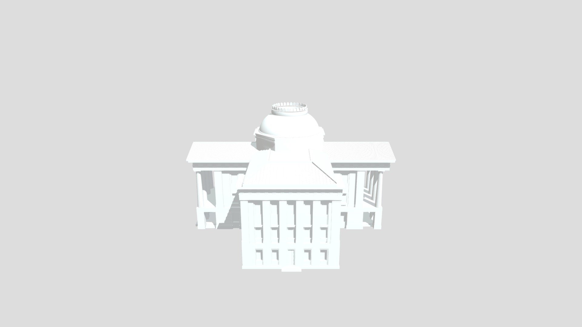 North Carolina State Capitol - 3D model by AndysArchiModels (@adnason ...