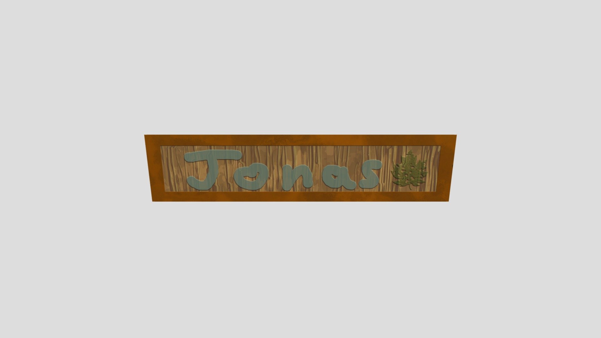 NamePlate - 3D model by JonasMiller [ad6b4ab] - Sketchfab