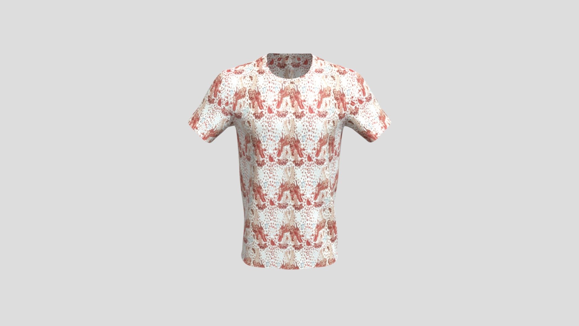 tshirt_batik - Download Free 3D model by 19n40012 [ad6ba0d] - Sketchfab