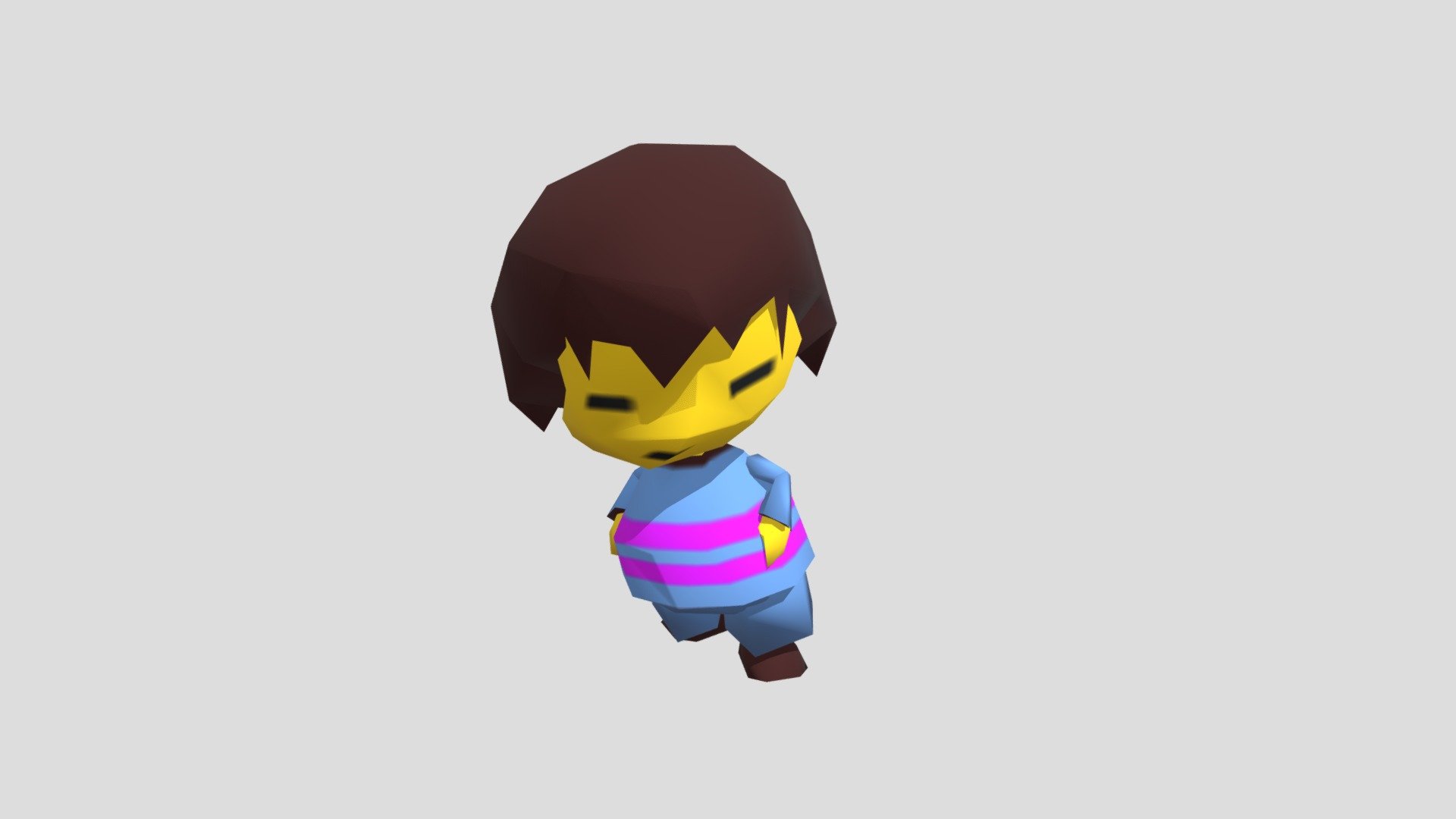 Frisk Undertale N64 Dancing - Download Free 3D model by 3D by Renato ...