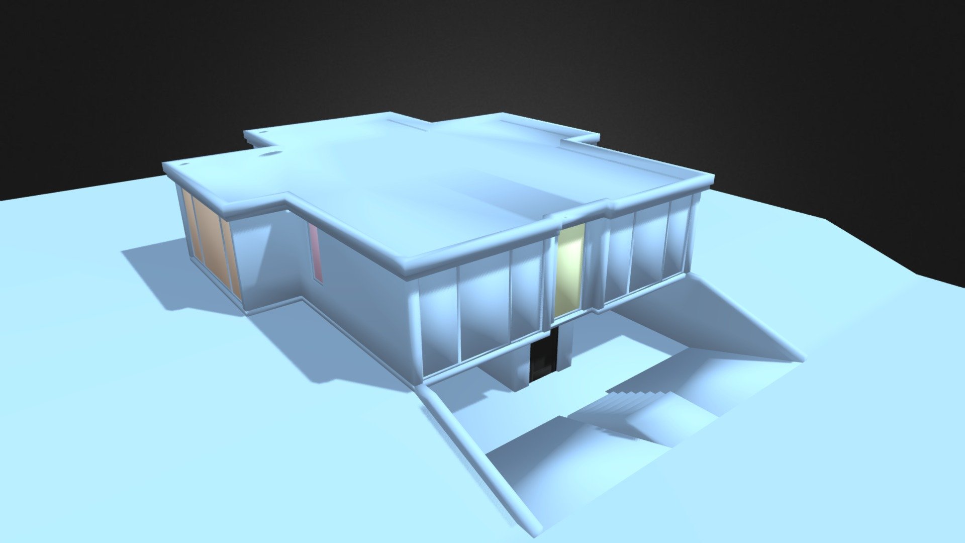 Low poly House 3 - Download Free 3D model by Aditya Graphical ...