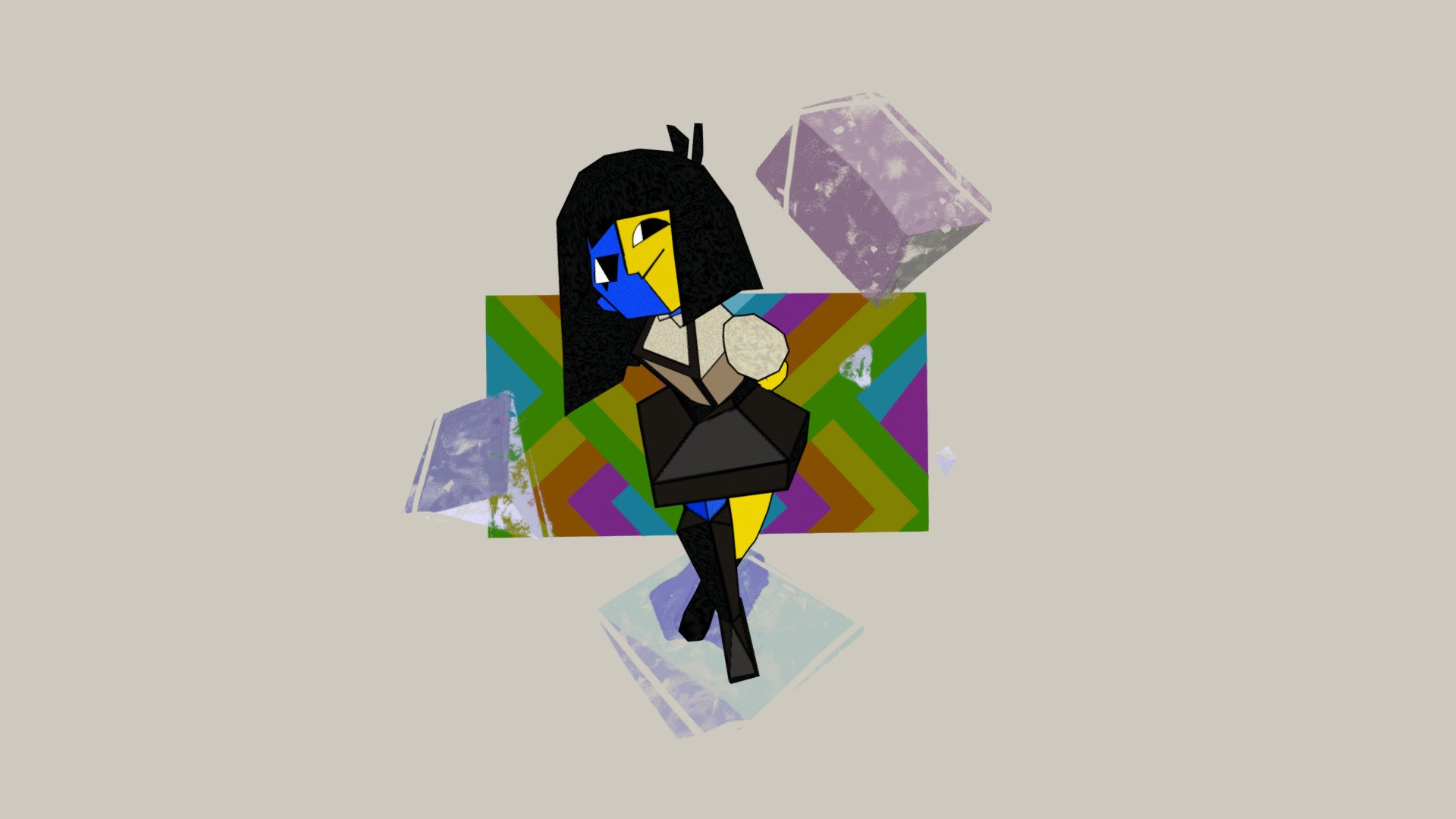 ENA (.blend file in description) - Download Free 3D model by bean ...