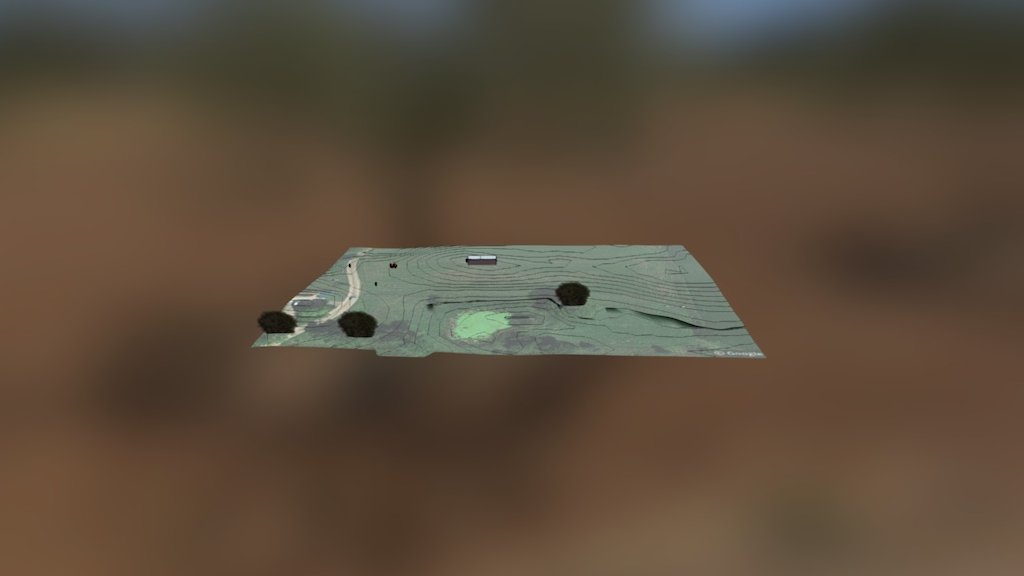 Topo Map - 3D model by JohannesM [ad6ed72] - Sketchfab
